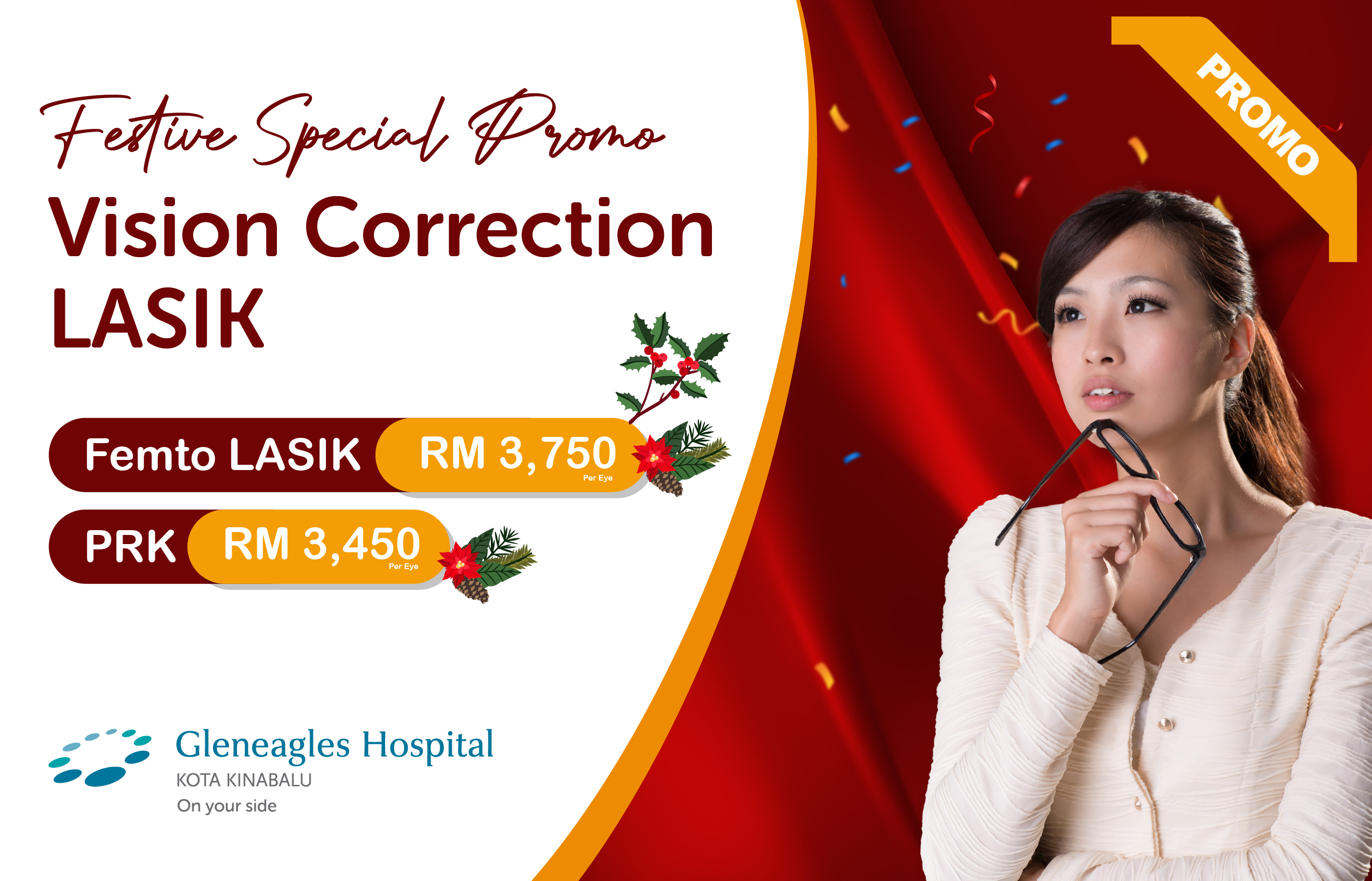 LASIK Festive Season Promo | Gleneagles Hospital Kota Kinabalu