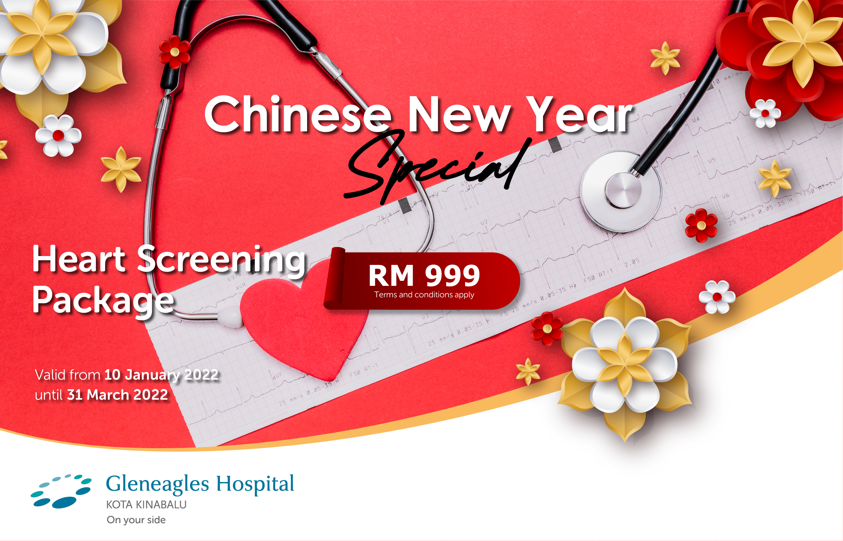 Heart Screening Package (CNY Promotion) | Gleneagles Hospital Kota Kinabalu