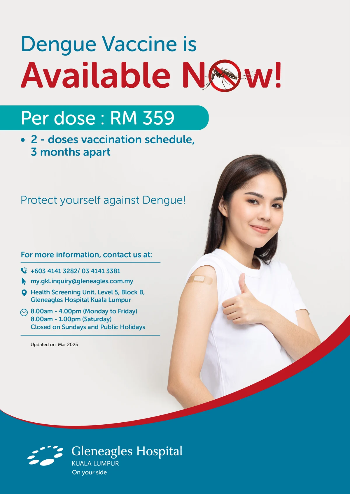 Dengue Fever Vaccine | Gleneagles Hospital Kuala Lumpur