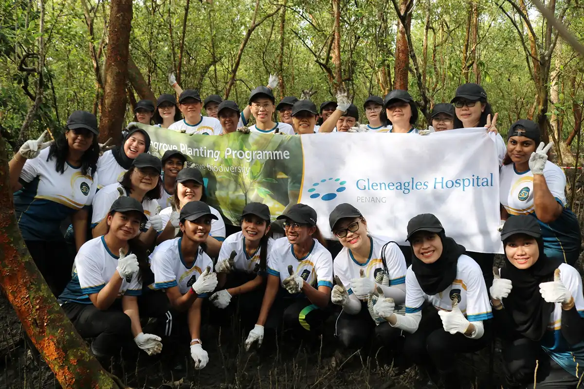 Mangrove Tree Planting CSR event 2023 | Gleneagles Hospital Penang